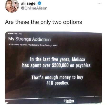 Ali segel Are these the only two options My Strange Addiction ...