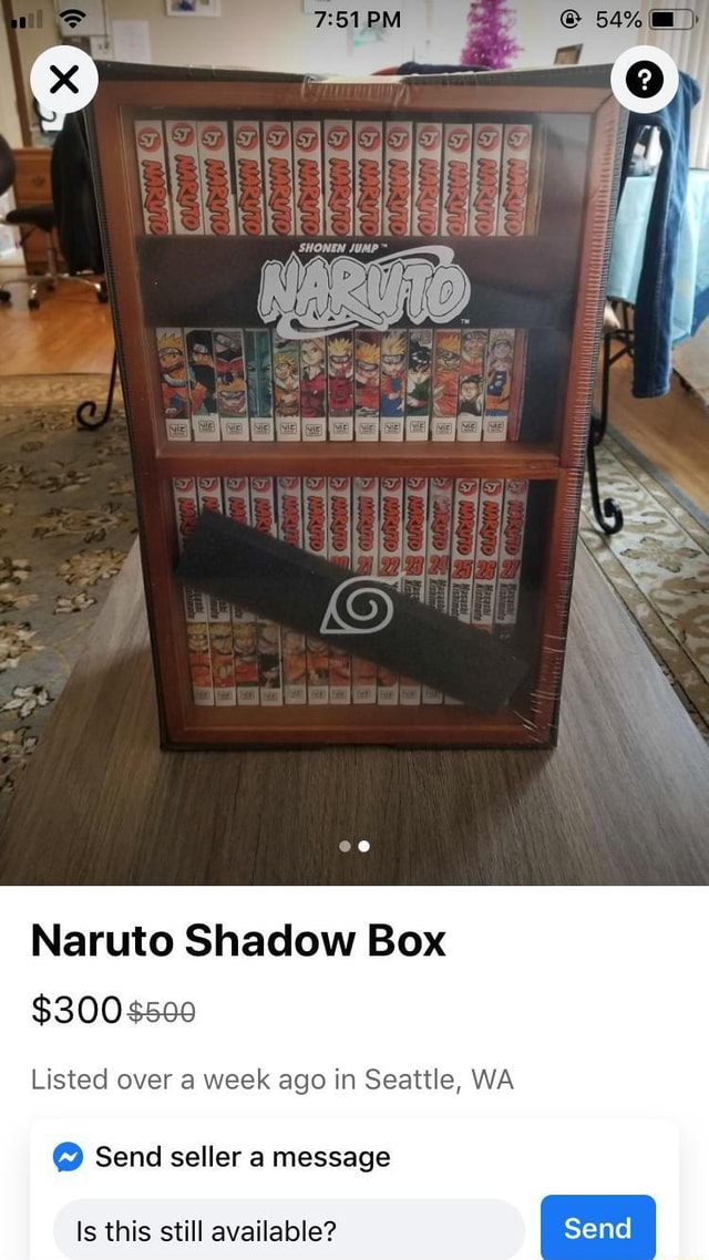 Naruto Shadow Box Listed over a week ago in Seattle, WA O) Send seller ...