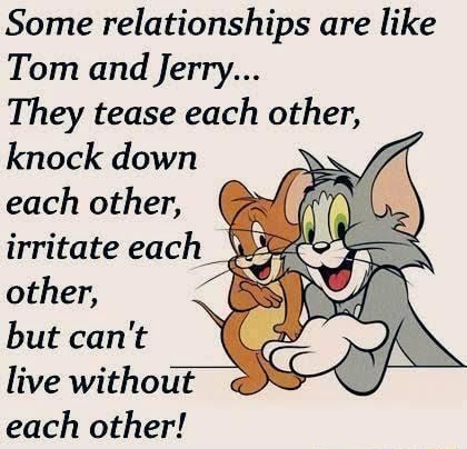 Like Tom and Jerry..Thank you - iFunny
