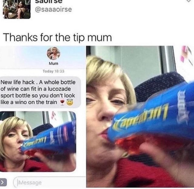 Thanks for the tip mum a p" Mum fay New life hack . A whole bottle of ...