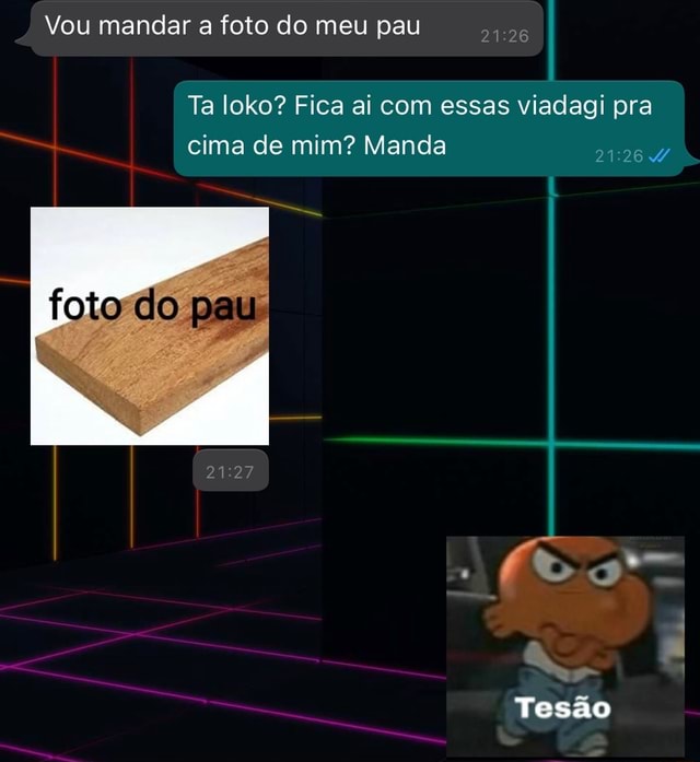 Vou Mandar A Foto Do Meu Pau I Ta Loko Fica Ai Com Essas Viadagi Pra