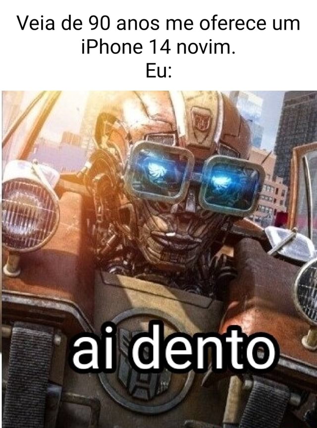 Veia de 90 anos me oferece um iPhone 14 novim. ai dento mo - iFunny Brazil