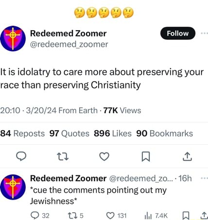 66660 Redeemed Zoomer @redeemed zoomer It is idolatry to care more ...