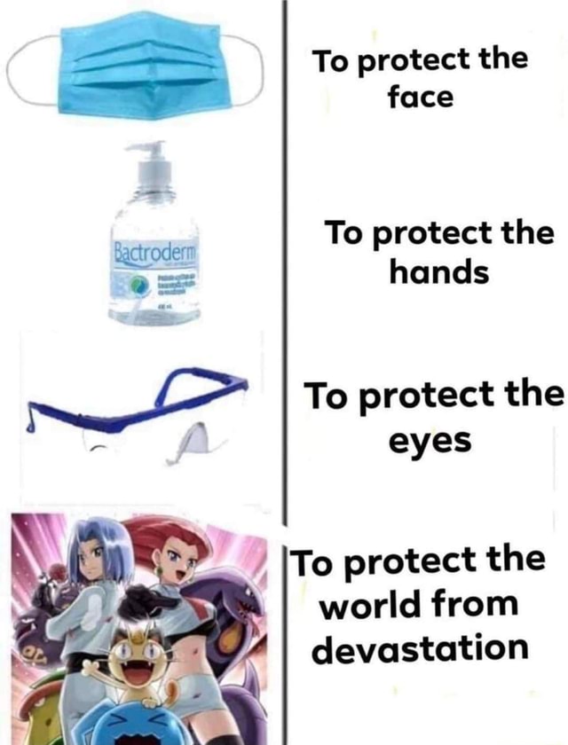 To protect the face To protect the E hands To protect the A eyes [To ...