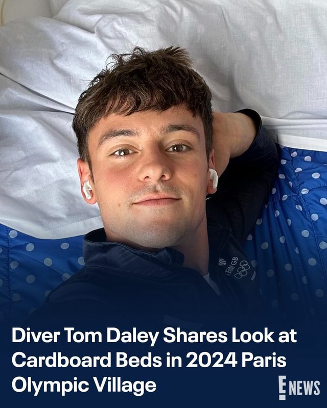 Tom Daley is highlighting the infamous cardboard beds athletes will be ...