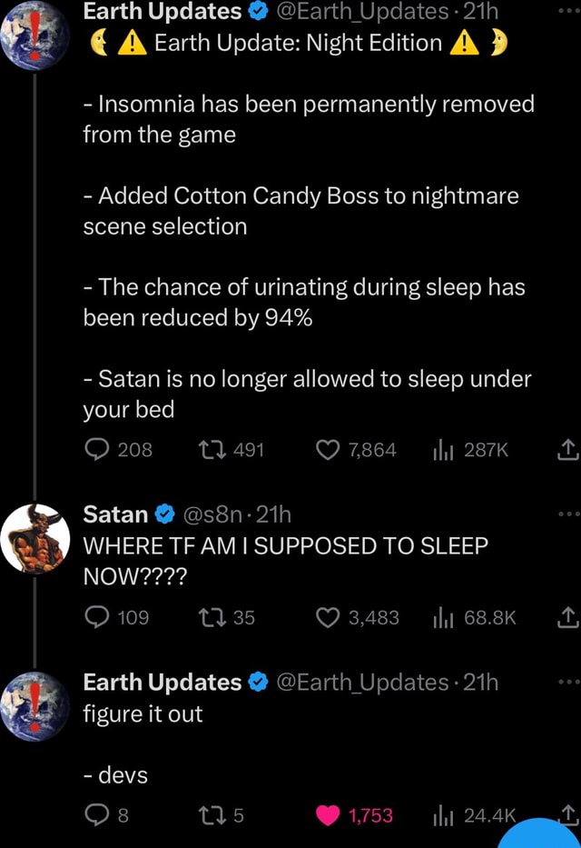 Earth Updates @ @Earth_ Updates A\ Earth Update: Night Edition A ...