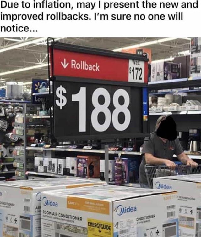 Due to inflation, may I present the new and improved rollbacks. I'm ...