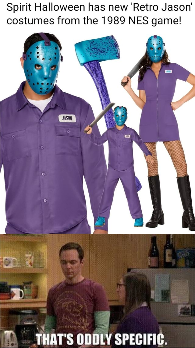 Spirit Halloween has new 'Retro Jason' costumes from the 1989 NES game ...