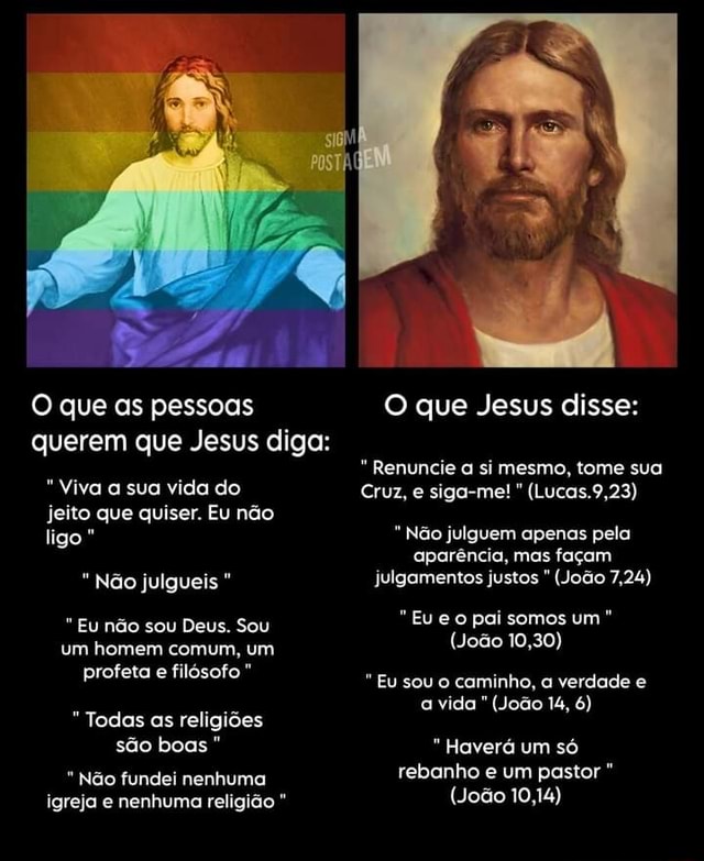 O Que As Pessoas Querem Que Jesus Diga Viva A Sua Vida Do Jeito Que