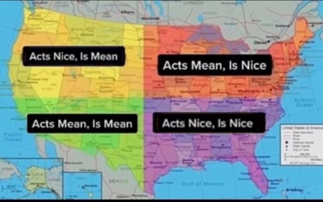Acts Nice, Is Mean Acts Mean, Nice Mean, Is Nice Acts Mean, Mean I Aets ...