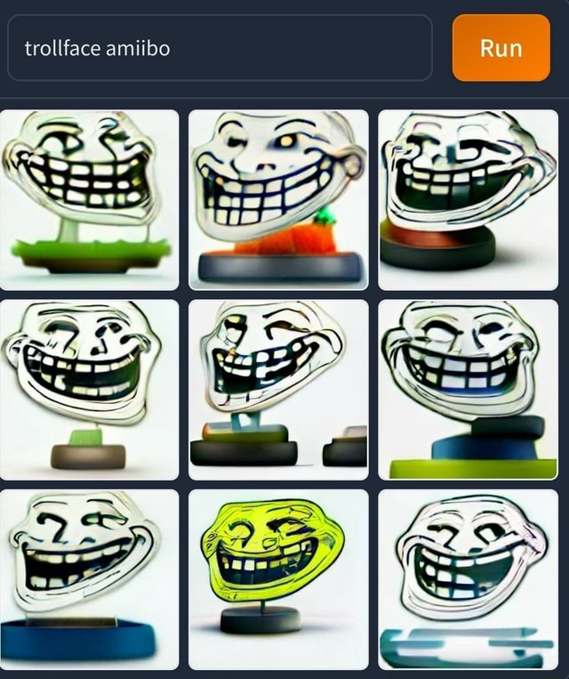 Run trollface amiibo II - iFunny
