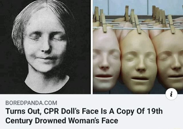 BOREDPANDA.COM Turns Out, CPR Doll's Face Is A Copy Of 19th Century ...