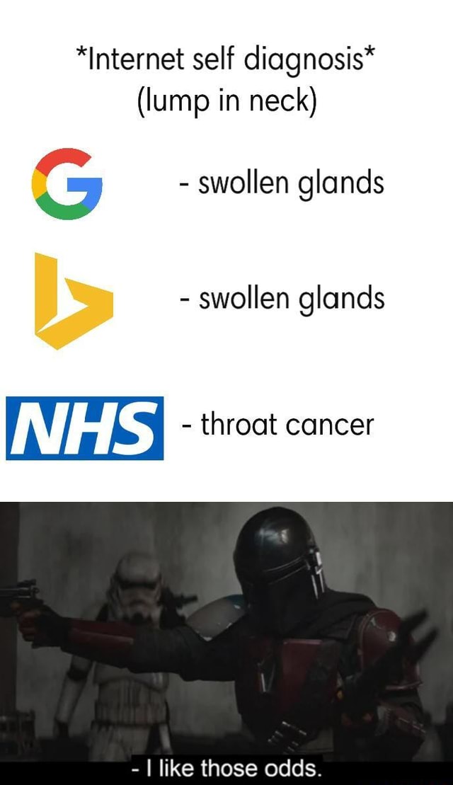 *Internet self diagnosis* (lump in neck) swollen glands swollen glands ...