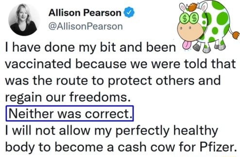 & Allison Pearson @AllisonPearson @ @AllisonPearson I have done my bit ...