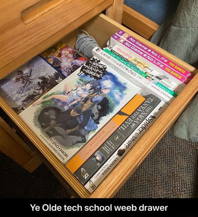 Ye Olde tech school weeb drawer - Ye Olde tech school weeb drawer - iFunny