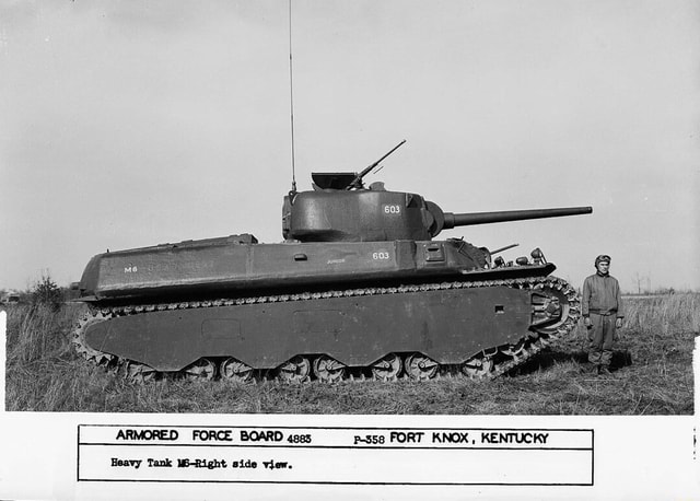 ARMORED FORCE BOARD p-sss FORT KNOX, KENTUCKY Heavy Tank W6-Right side ...