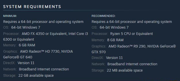 SYSTEM REQUIREMENTS Requires a 64-bit processor and operating system OS ...