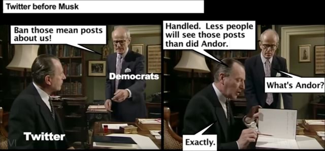 Twitter before Musk Ban those mean posts about us! Twitter Handled ...