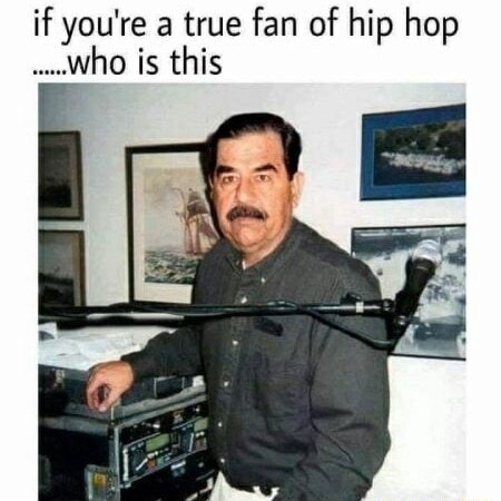 Raze the roof - if you're a true fan of hip hop who is this - iFunny