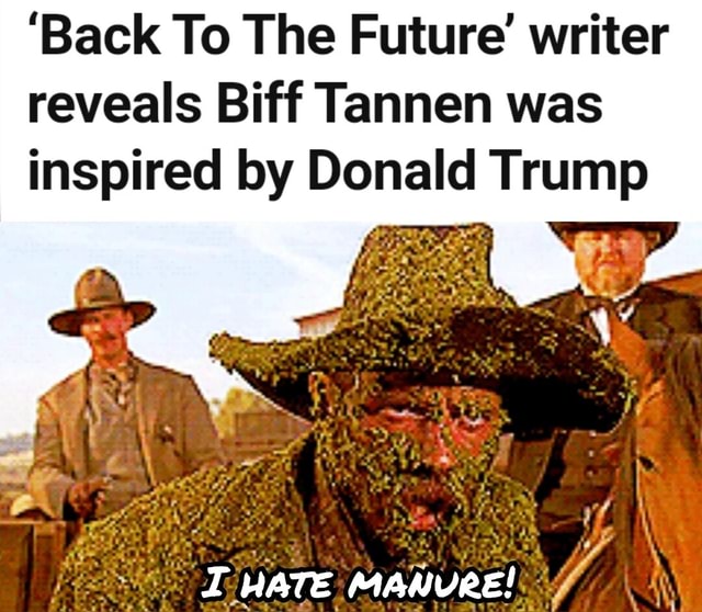 'Back To The Future' writer reveals Biff Tannen was inspired by Donald ...