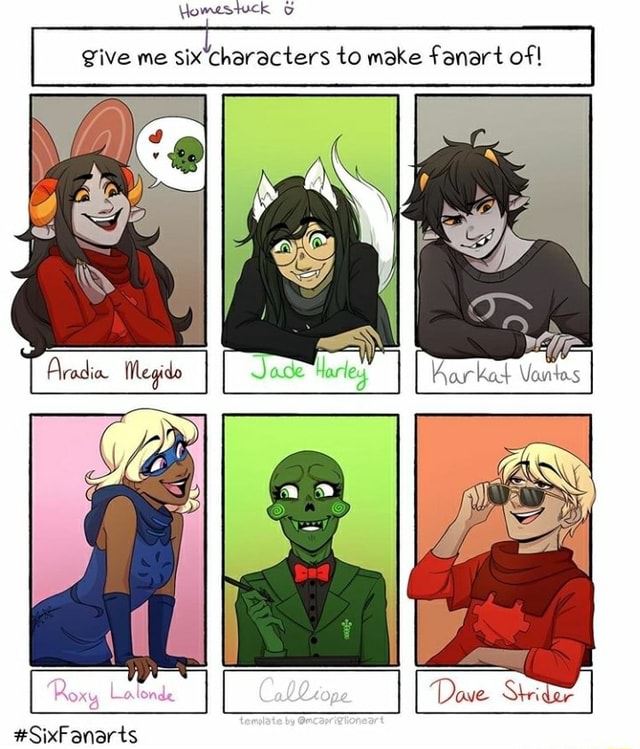  Give Me Six Characters To Make Fanart Of IFunny