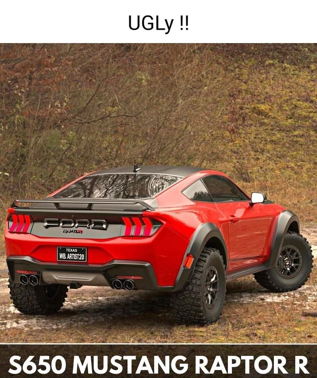 UGLy S650 MUSTANG RAPTOR IR - iFunny
