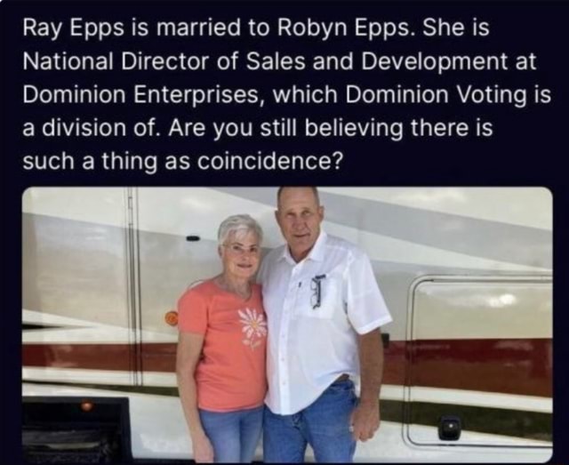 Ray Epps is married to Robyn Epps. She is National Director of Sales ...