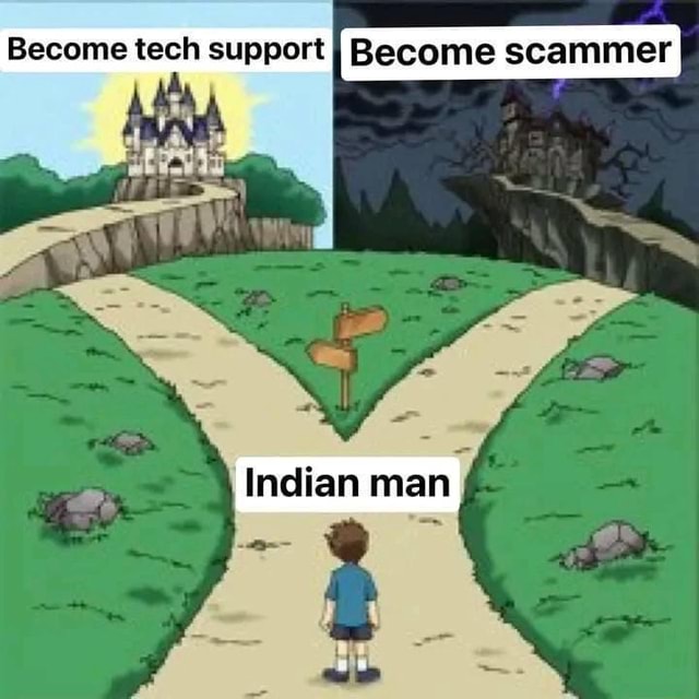 Become tech support Become scammer - iFunny