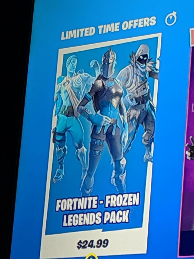 Hf FORTNITE FROZEN LEGENDS PACK - iFunny