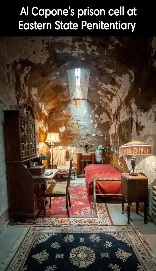 Al Capone's prison cell at Eastern State Penitentiary - America’s best ...