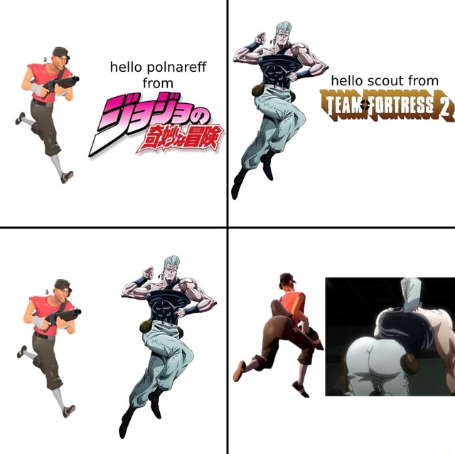 Hello polnareff - iFunny