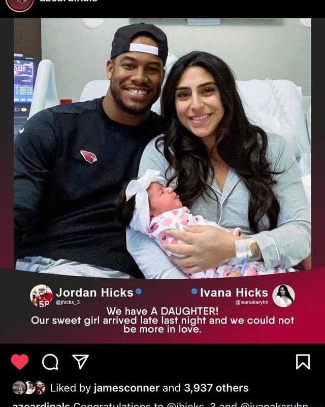Jordan Hicks Ivana Hicks @jhicks_3 @ivanakaryhn We have A DAUGHTER! Our ...