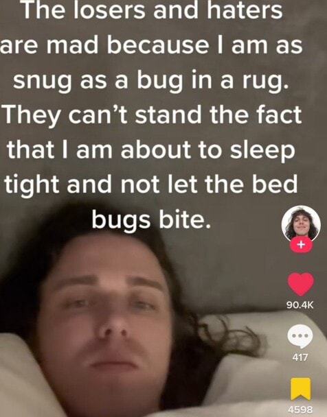The losers and haters are mad because I am as snug as a bug in a rug ...