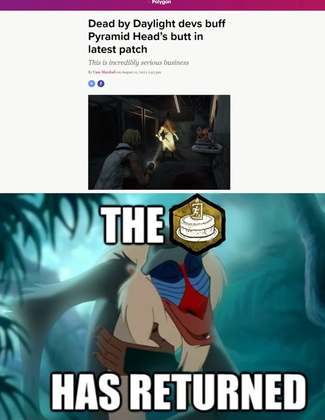 Polygon Dead by Daylight devs buff Pyramid Head's butt in latest patch ...