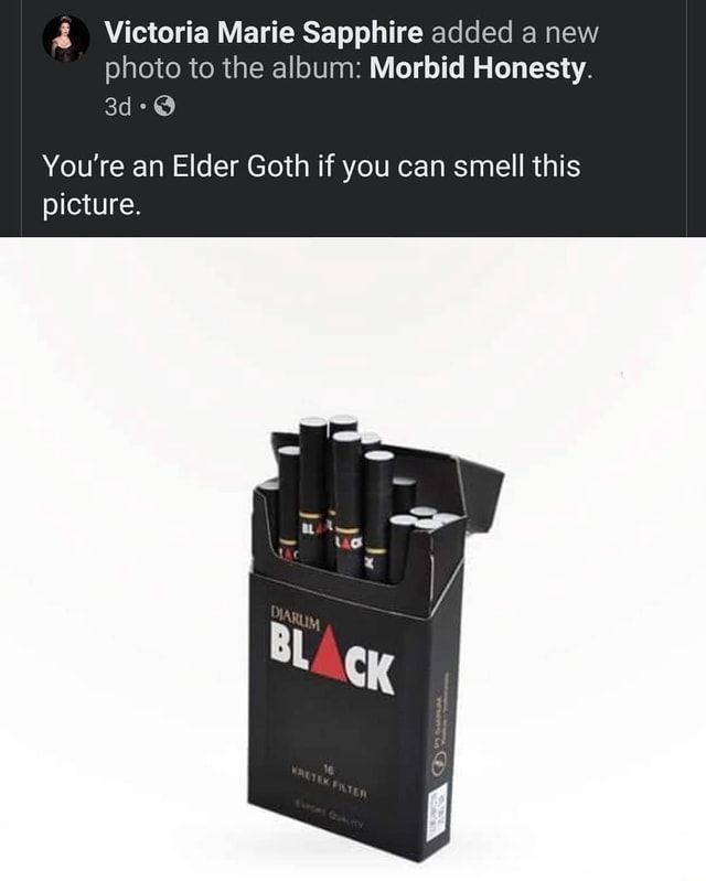 Victoria Marie Sapphire added a new photo to the album: Morbid Honesty ...