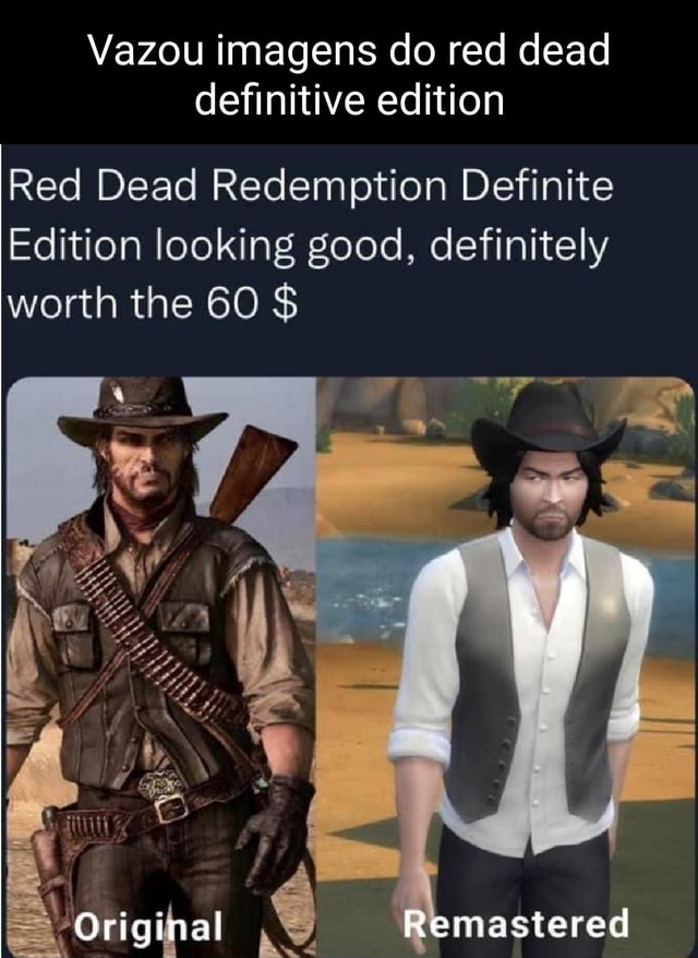 Vazou imagens do red dead definitive edition Red Dead Redemption ...
