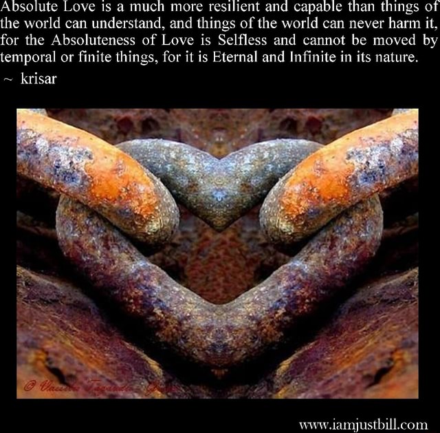 Absolute Love is a much more resilient and capable than things of the ...