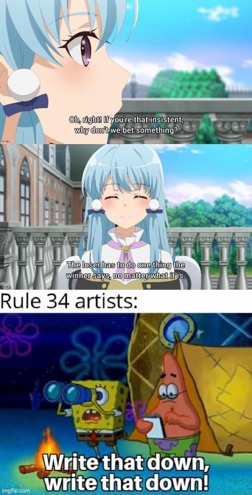 Ag Rule 34 artists: Write that down, write that down! - iFunny