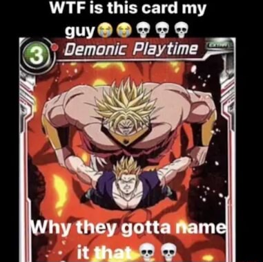 WTE ts this card my guy Demonic Playtime Why they gotta rame I 't that ...