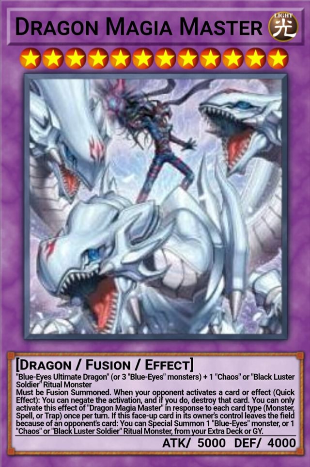 DRAGON MAGIA MASTER [DRAGON / FuSION / EFFECT] "Blue-Eyes Ultimate ...