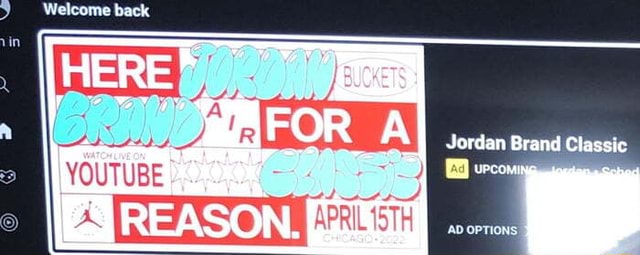 Y Welcome back YOUTUBE FOR Jordan Brand Classic - iFunny