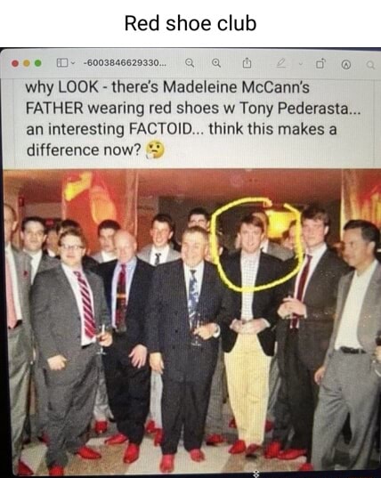 Red shoe club aa why LOOK - there's Madeleine McCann's FATHER wearing ...
