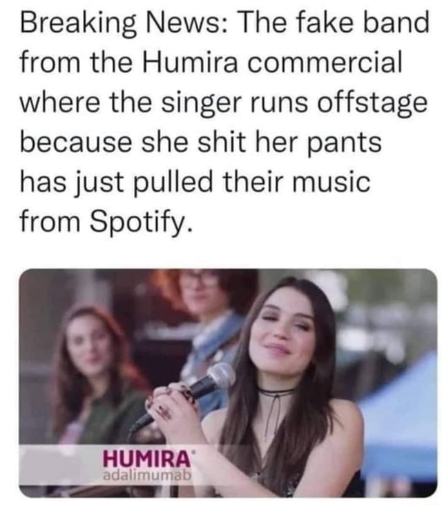 Breaking News: The fake band from the Humira commercial where the ...