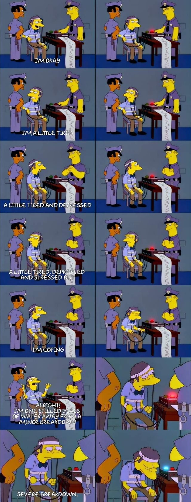 TM OKAY TAA A LITTLE T he ALITILE TIRED AND DEPRESSED ALATLE TIRED, DEPRESSED AND STRESSED OUI ...