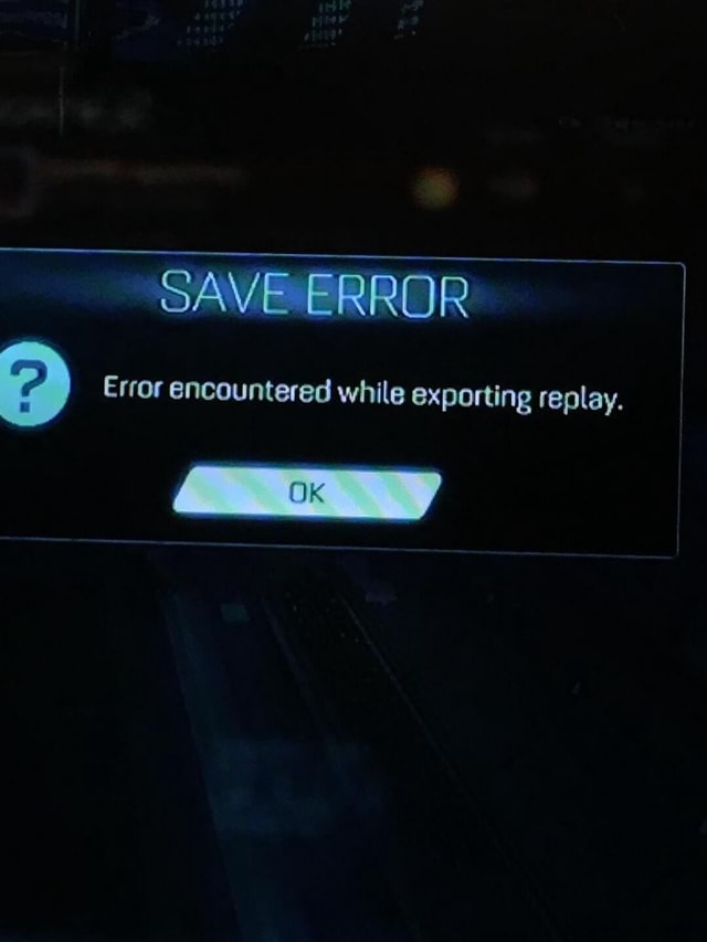 Error Encountered While Exporting Replay Ifunny