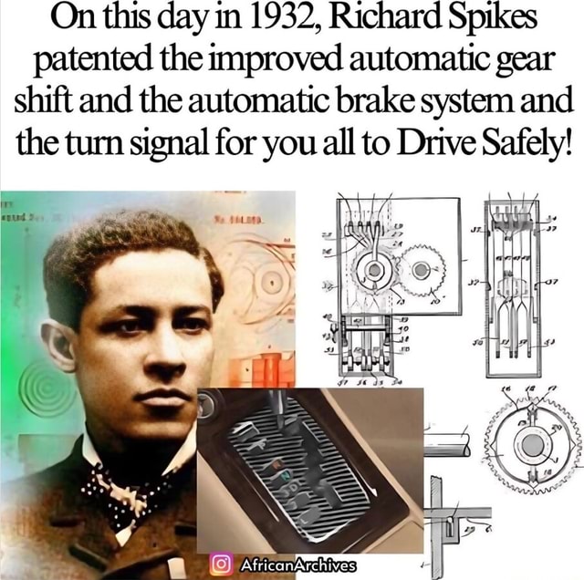 On this day in 1932, Richard Spikes patented the improved automatic ...