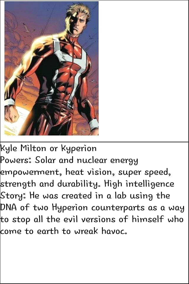Kyle Milton or Kyperion Powers: Solar and nuclear energy empowerment ...