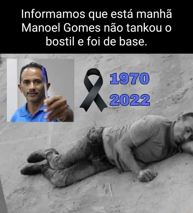 Informamos que está manhã Manoel Gomes não tankou o bostil e foi de ...