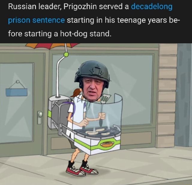 Russian leader, Prigozhin served a decadelong prison sentence starting ...