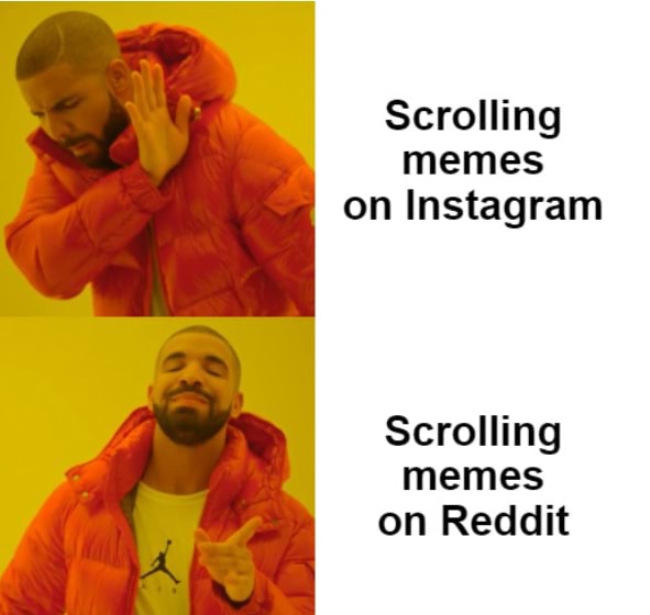 Scrolling memes on Instagram Scrolling memes on Reddit - iFunny